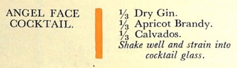 Angel Face Cocktail | Cocktail Society